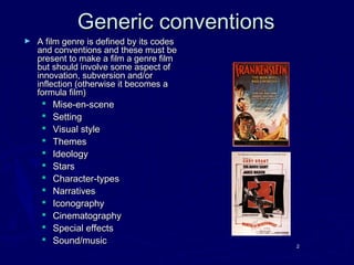 Thriller conventions | PPT