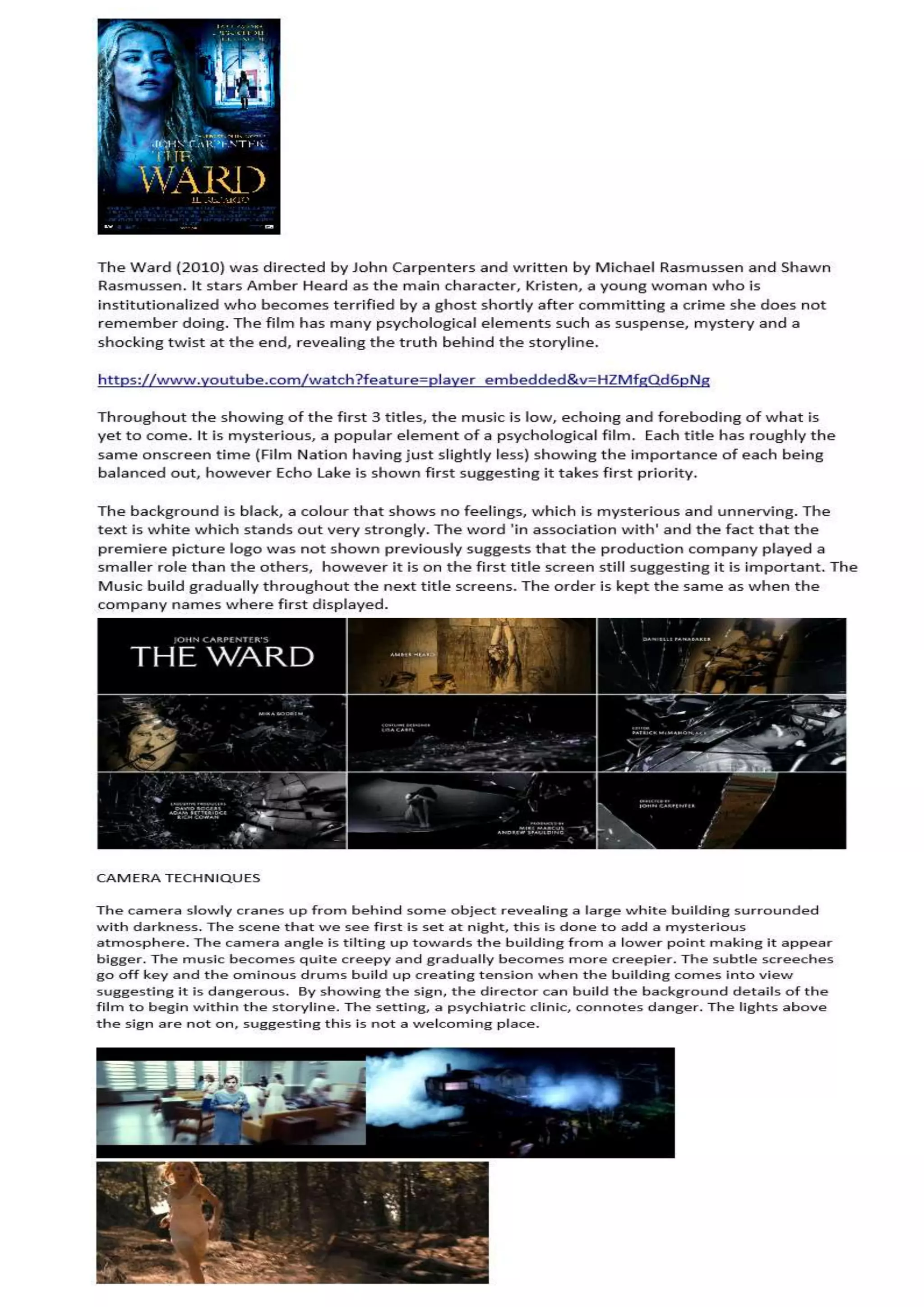 Thriller deconstruction | DOCX