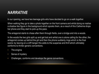 Thriller Film Pitch Presentation | PPTX