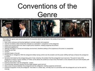 Thriller film research | PPTX