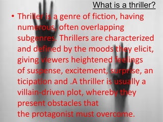 Thriller film research | PPT