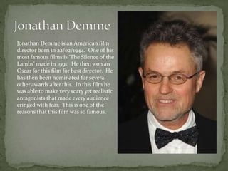 Thriller films | PPT