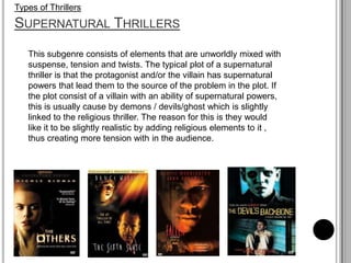 Thriller genre | PPTX