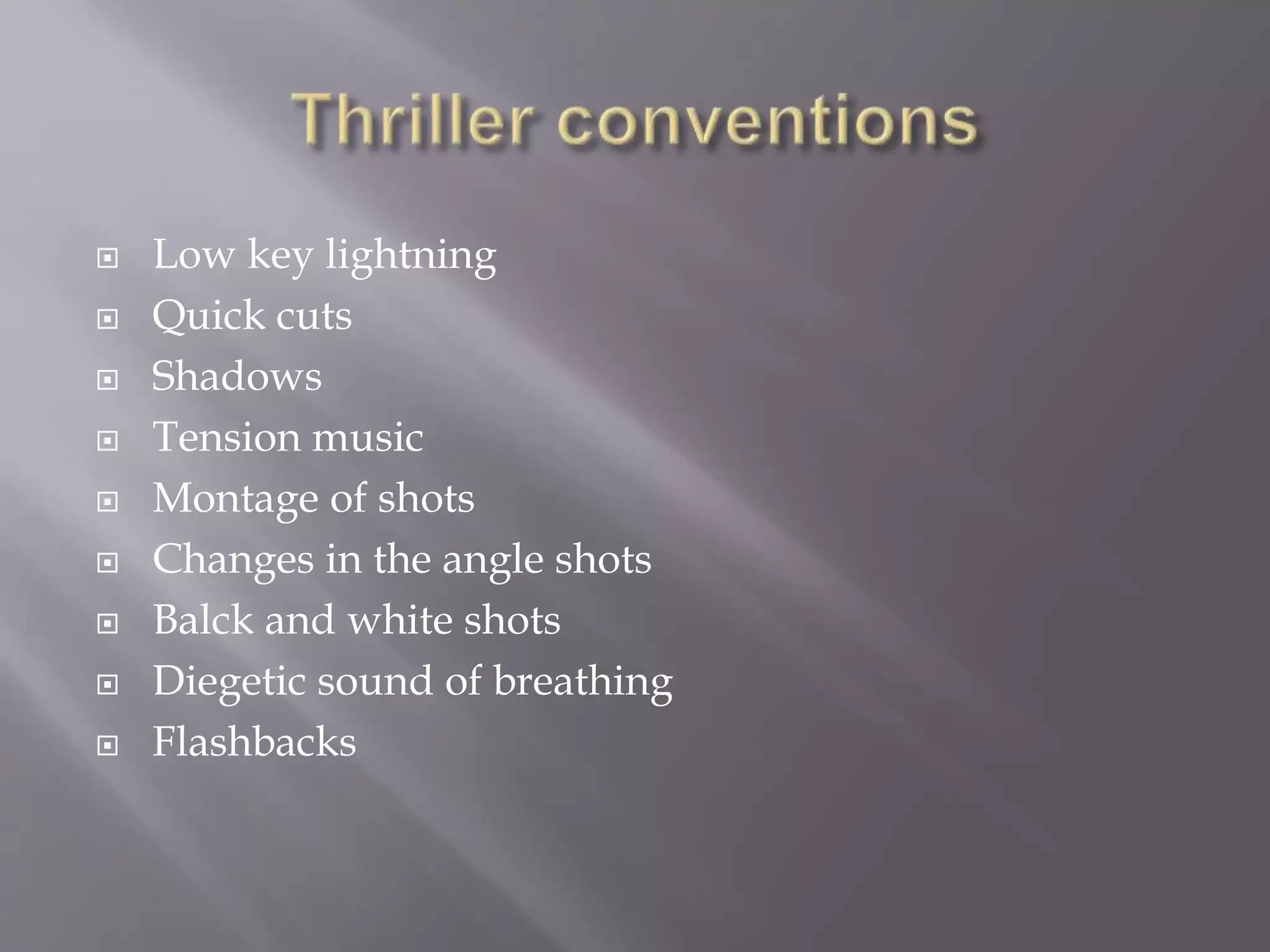 Thriller Genre Conventions PPT Free Download thriller-genre-conventions-ppt-free-download