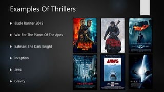 Thriller genre research | PPTX