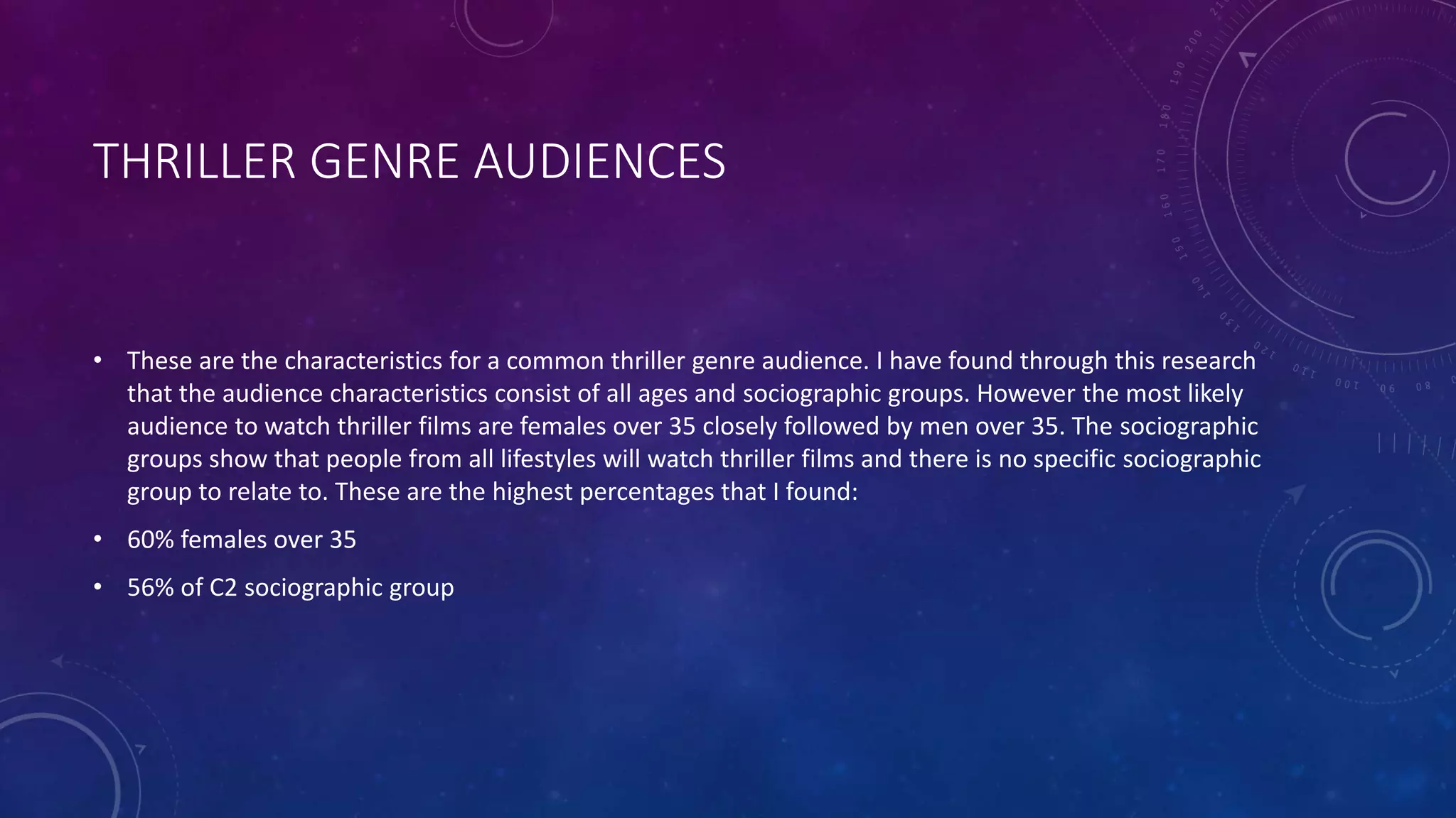 Thriller market analysis | PPTX