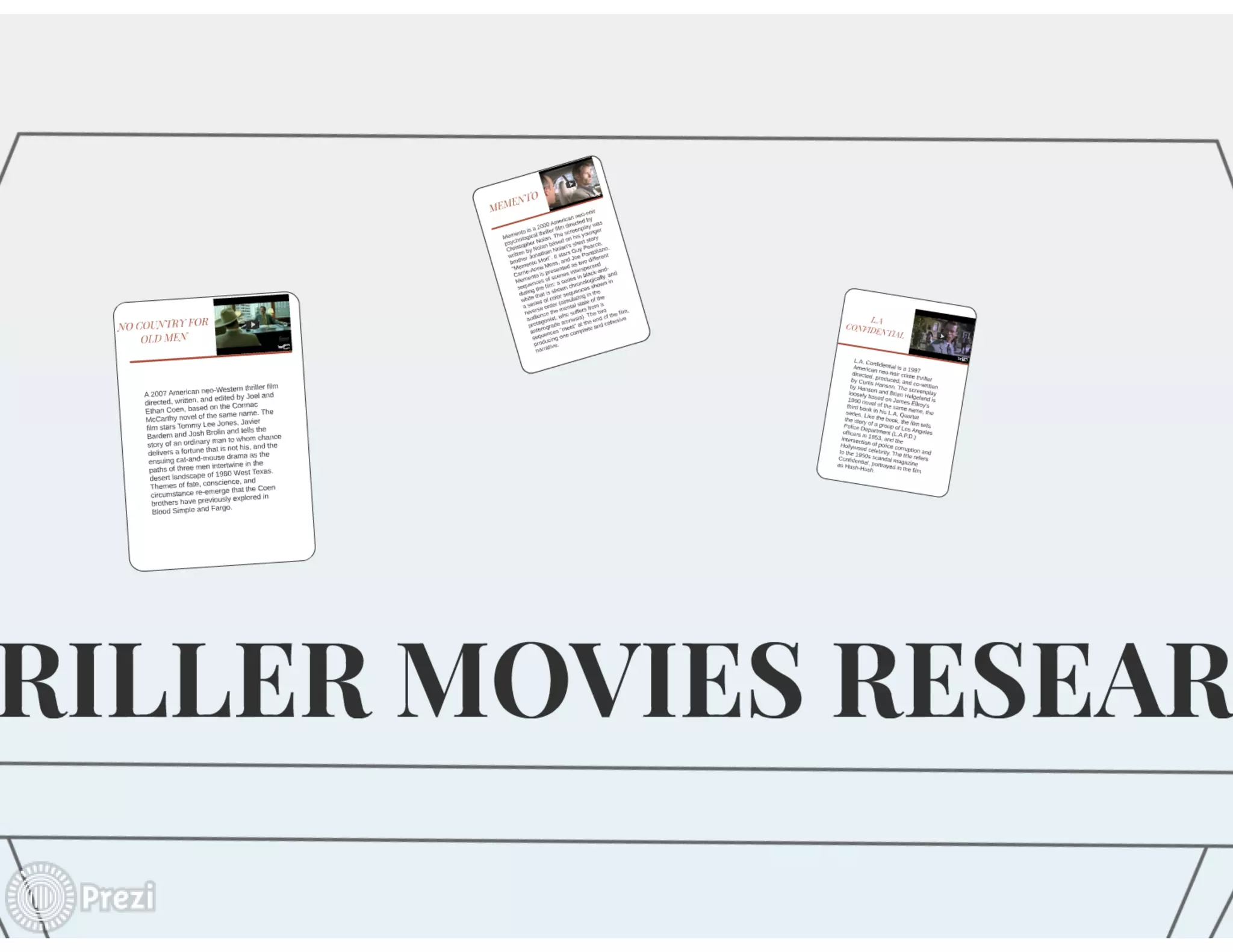 Thriller movie research | PDF