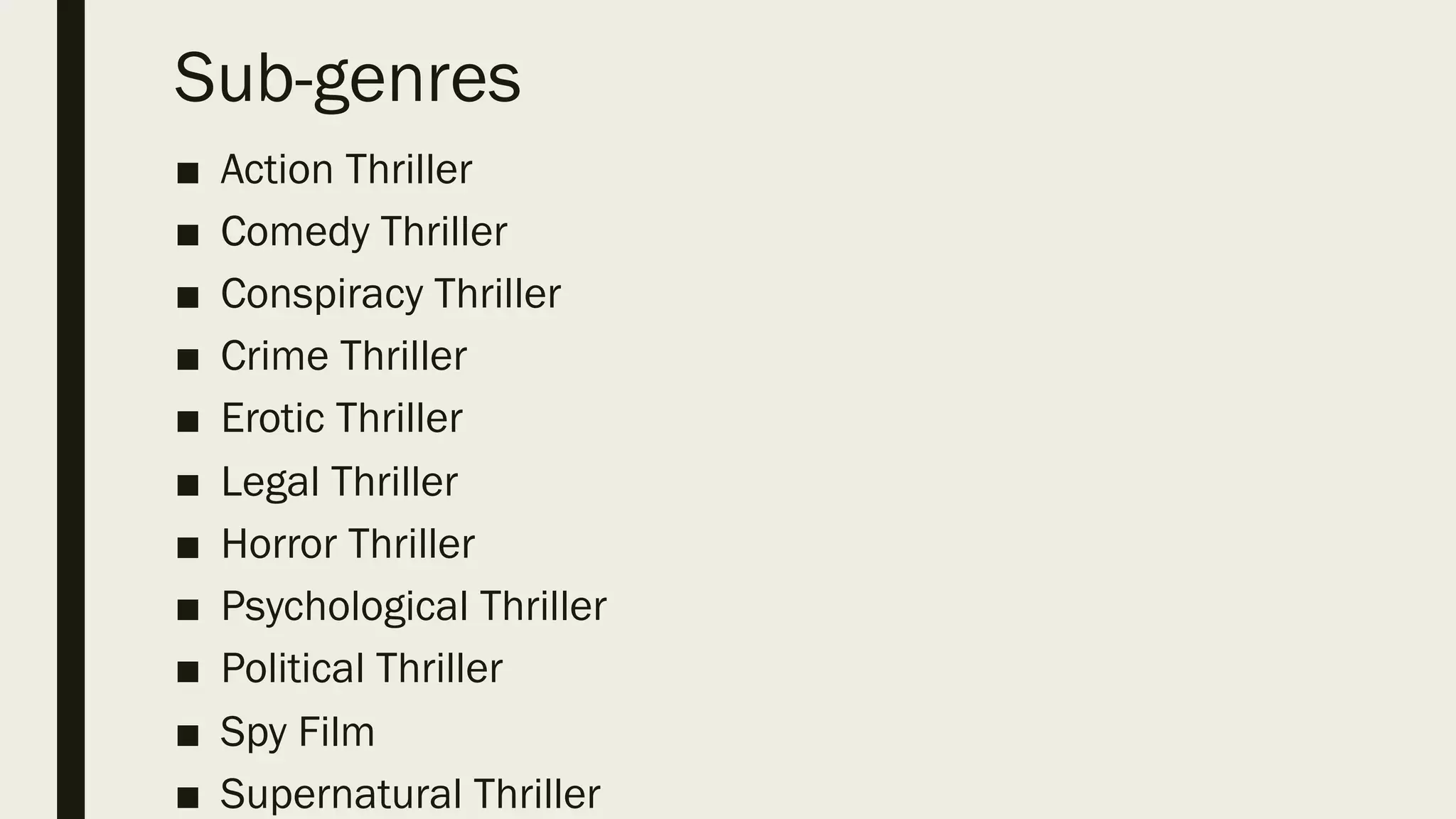 Thriller Movies | PDF