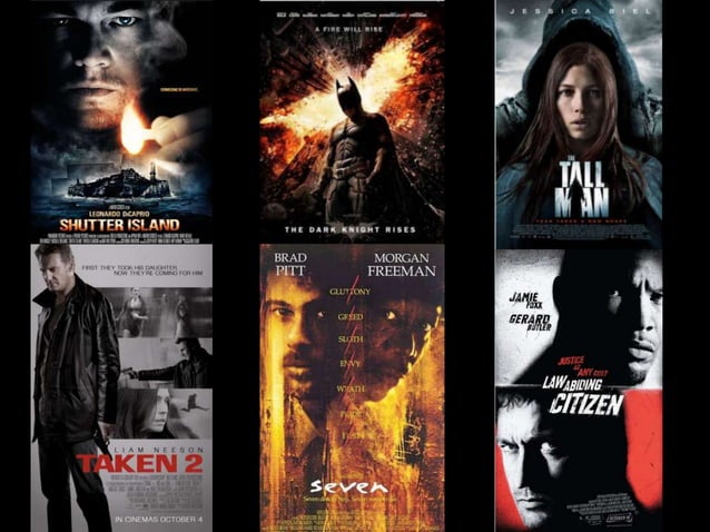 Thriller poster conventions | PPTX | Movies | Entertainment