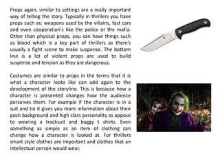 Research - Into the Thriller genre | PPTX