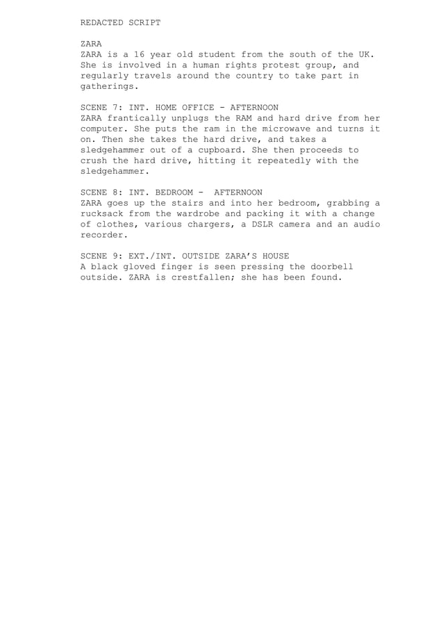 Thriller short film sample script | PDF | Technology & Computing