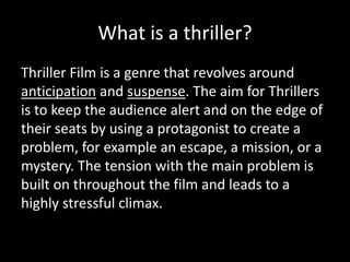 Thrillers | PPT