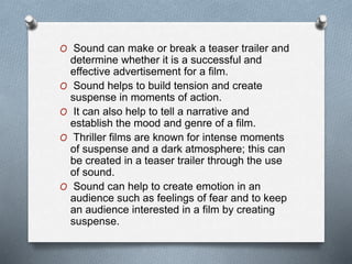 Thriller sound research | PPT