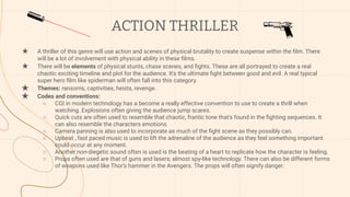 Thriller sub genres | PPT