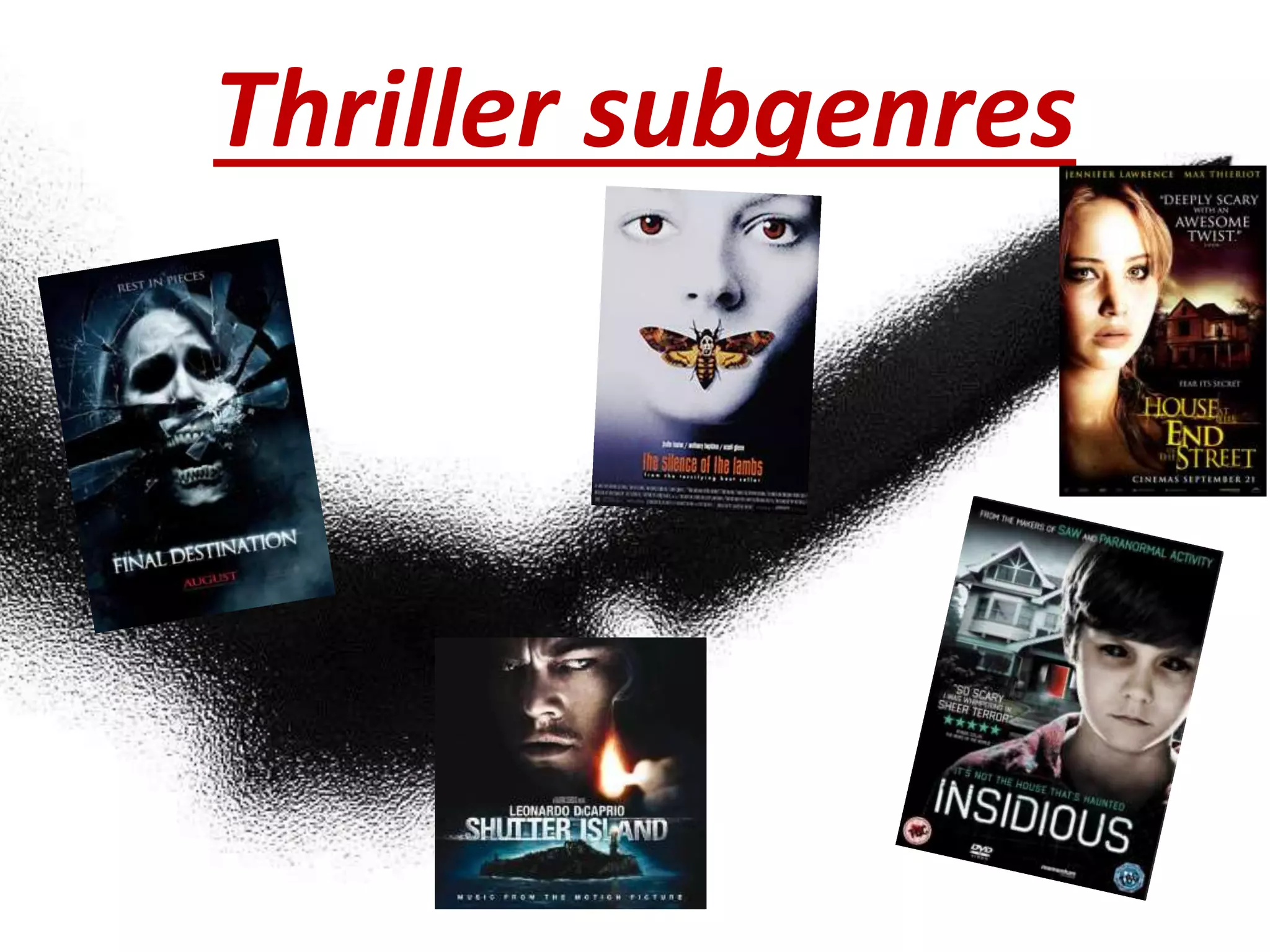 Thriller subgenres | PPT