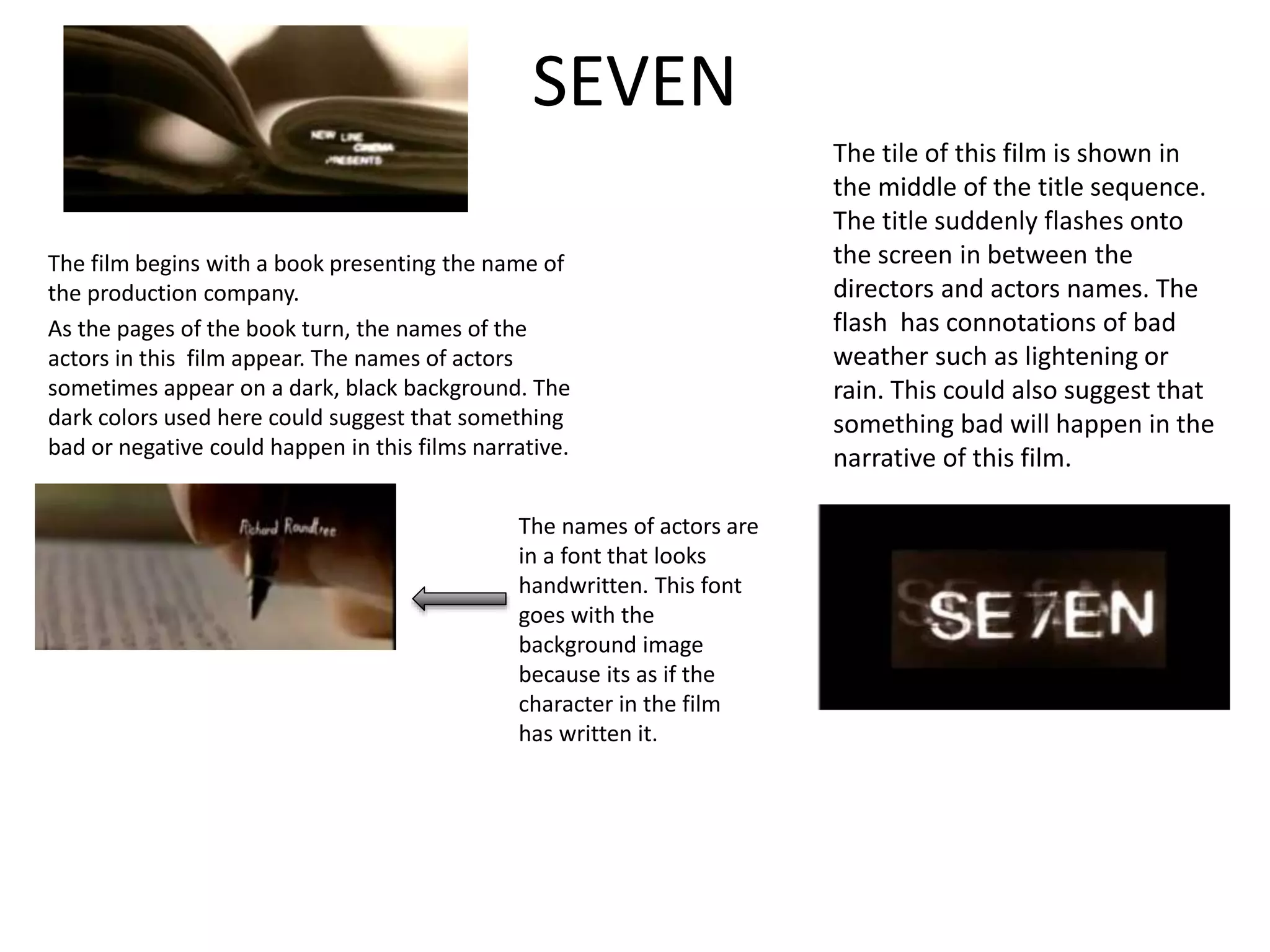 Thriller Titles | PPT