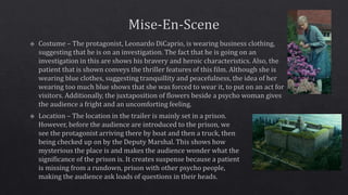 Thriller trailers - Analysis | PPTX | Movies | Entertainment