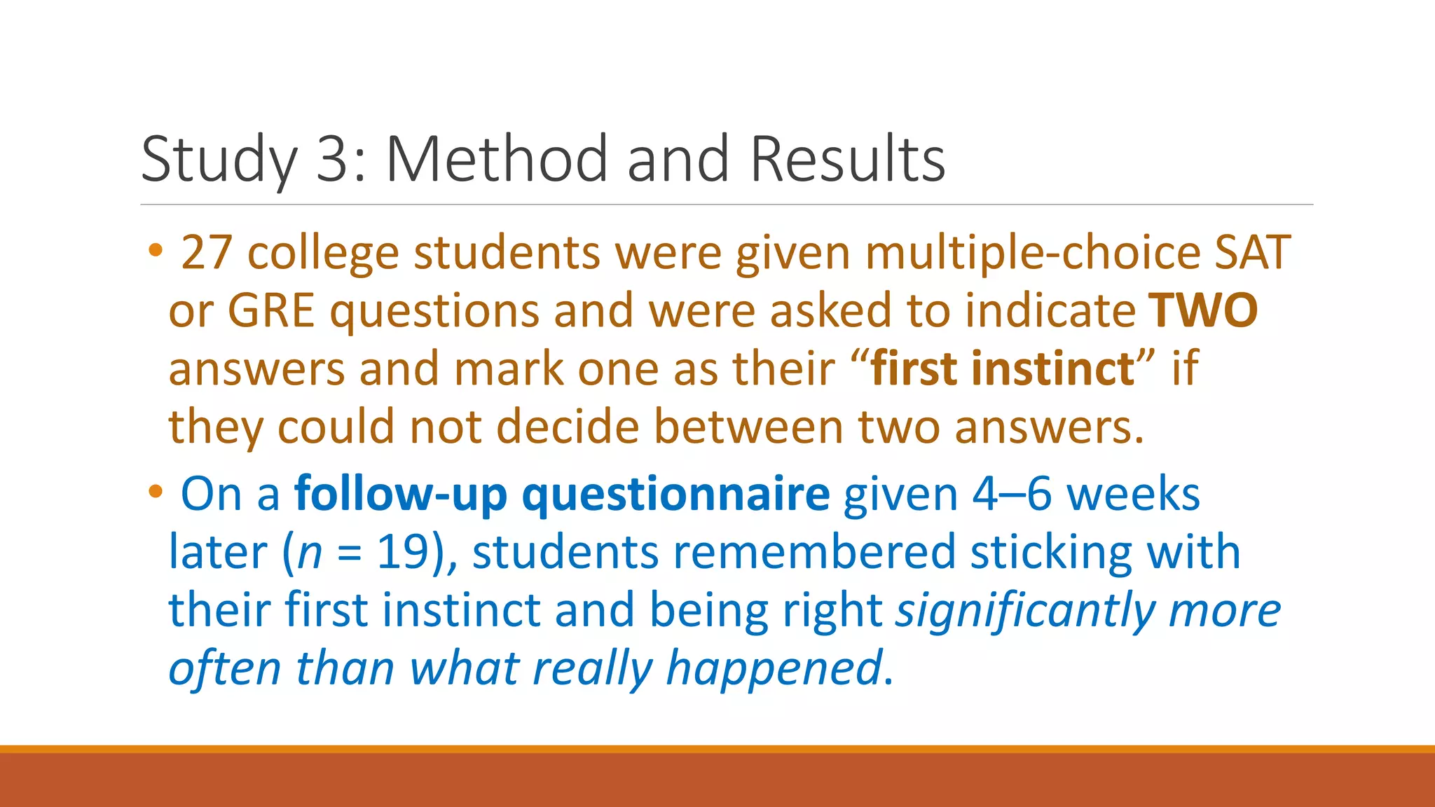 A Review of “Counterfactual thinking and the first instinct fallacy” by ...