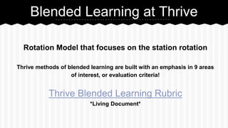 Thrive Blended Learning | PPT