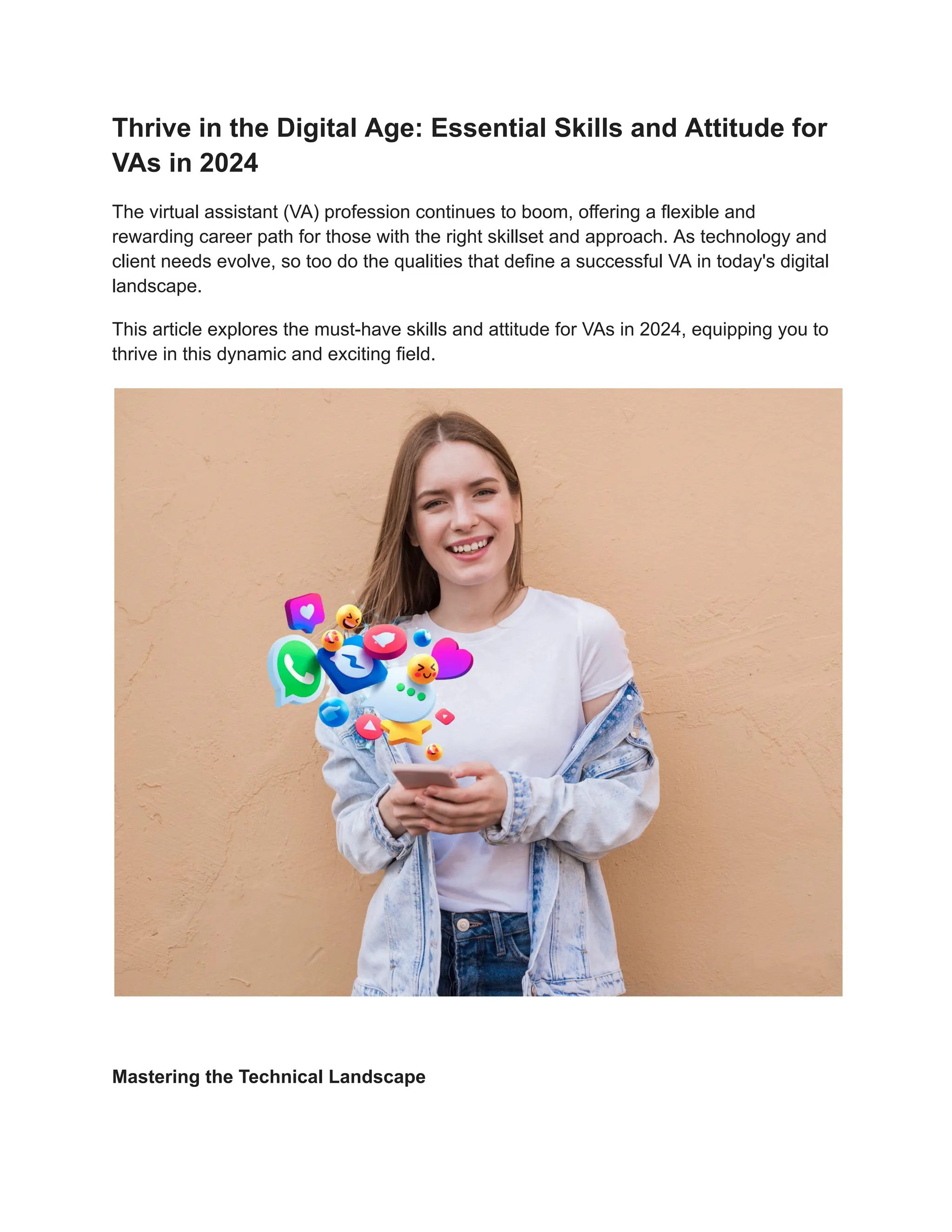 Thrive in the Digital Age_ Essential Skills and Attitude for VAs in ...