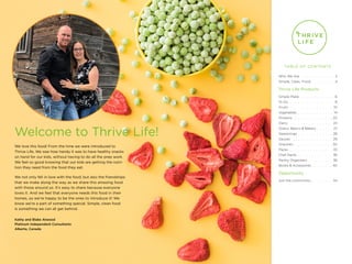 Thrive life catalog-sprg_2019 | PDF