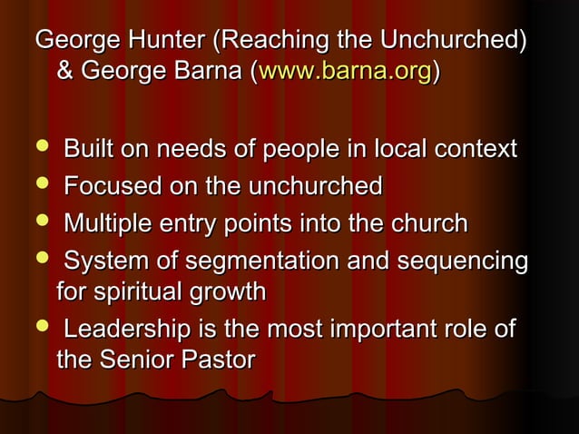 Thriving Churches Growth Barriers | PPT