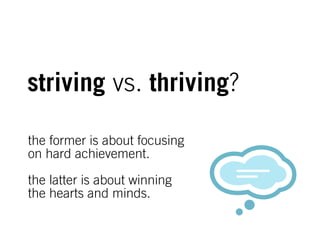Thriving vs Striving in Creative Teams | PPT