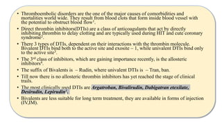 DIRECT THROMBIN INHIBITORS.pptx