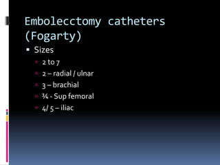 Thrombo embolectomy | PPTX