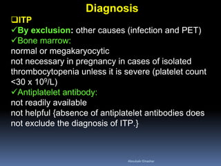 Thrombocytopenia during pregnancy | PDF