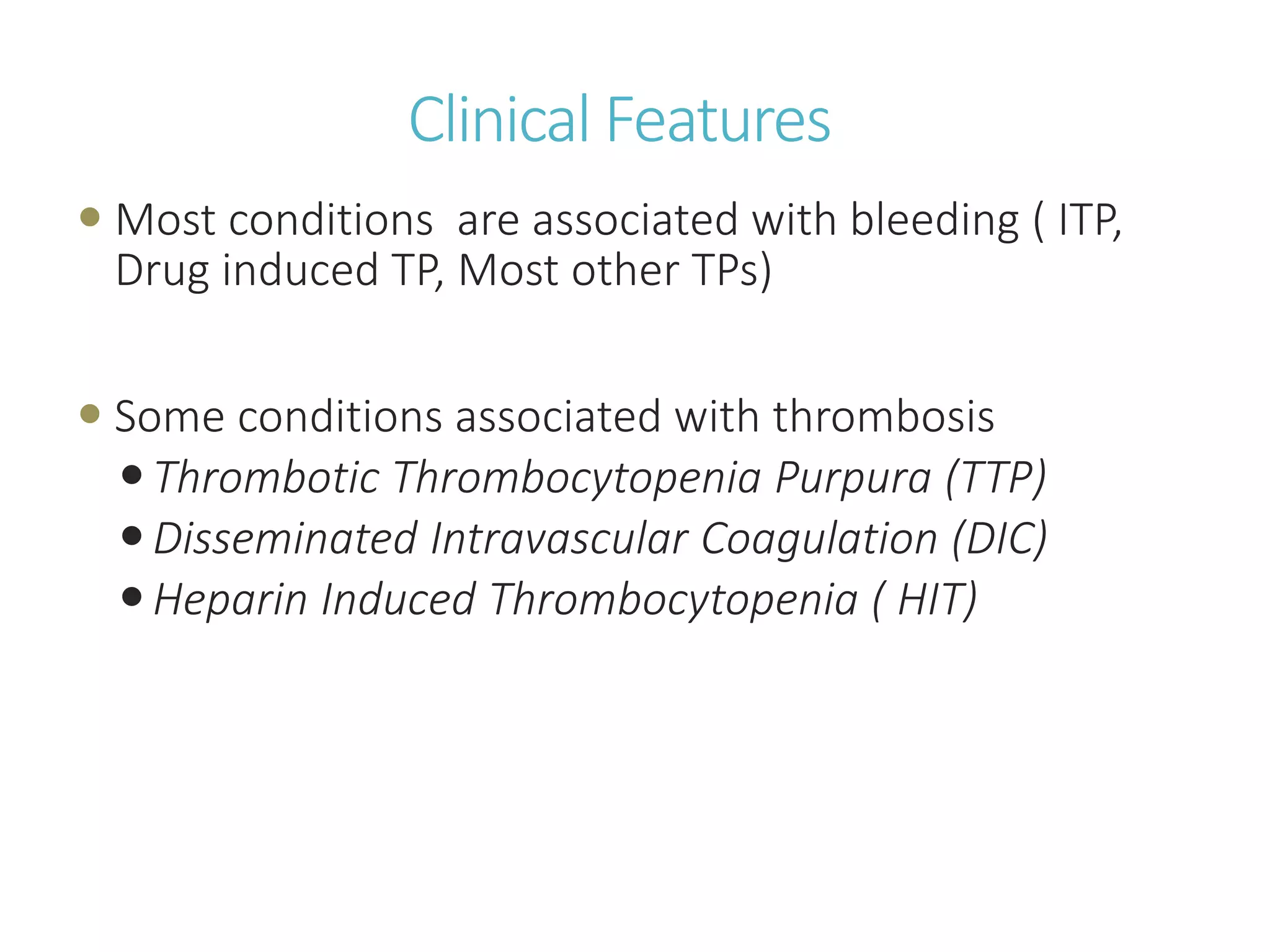 Thrombocytopenia | PDF