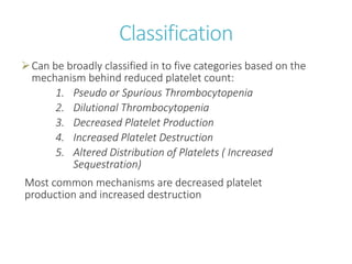 Thrombocytopenia | PDF