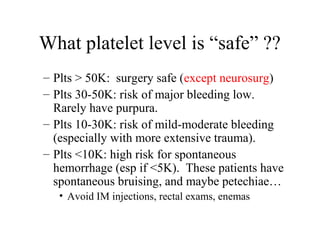 Thrombocytopenia | PPT