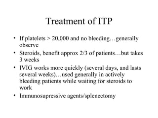 Thrombocytopenia | PPT