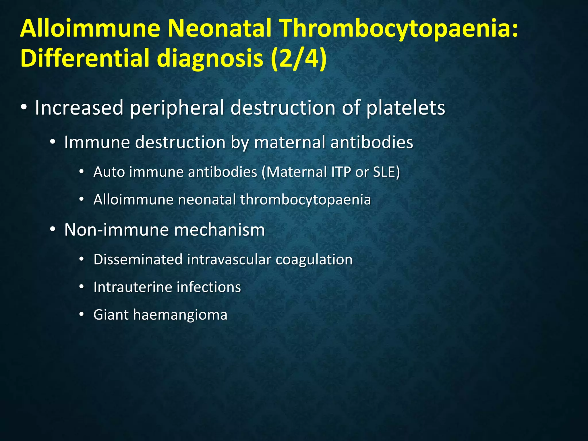 Thrombocytopenia | PPTX