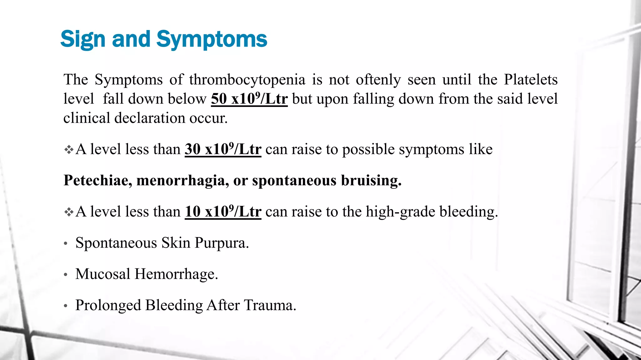 Thrombocytopenia and ITP | PPTX | Blood Disorders | Diseases and Conditions