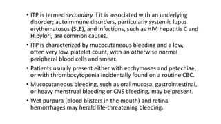 Thrombocytopenia | PPTX