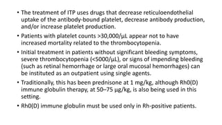 Thrombocytopenia | PPTX