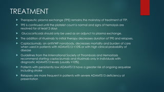 THROMBOCYTOPENIA approach and management | PPTX