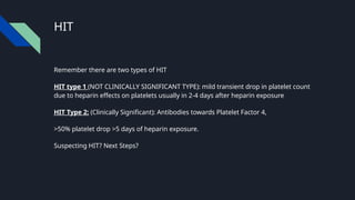 Thrombocytopenia lecture including causes | PPTX