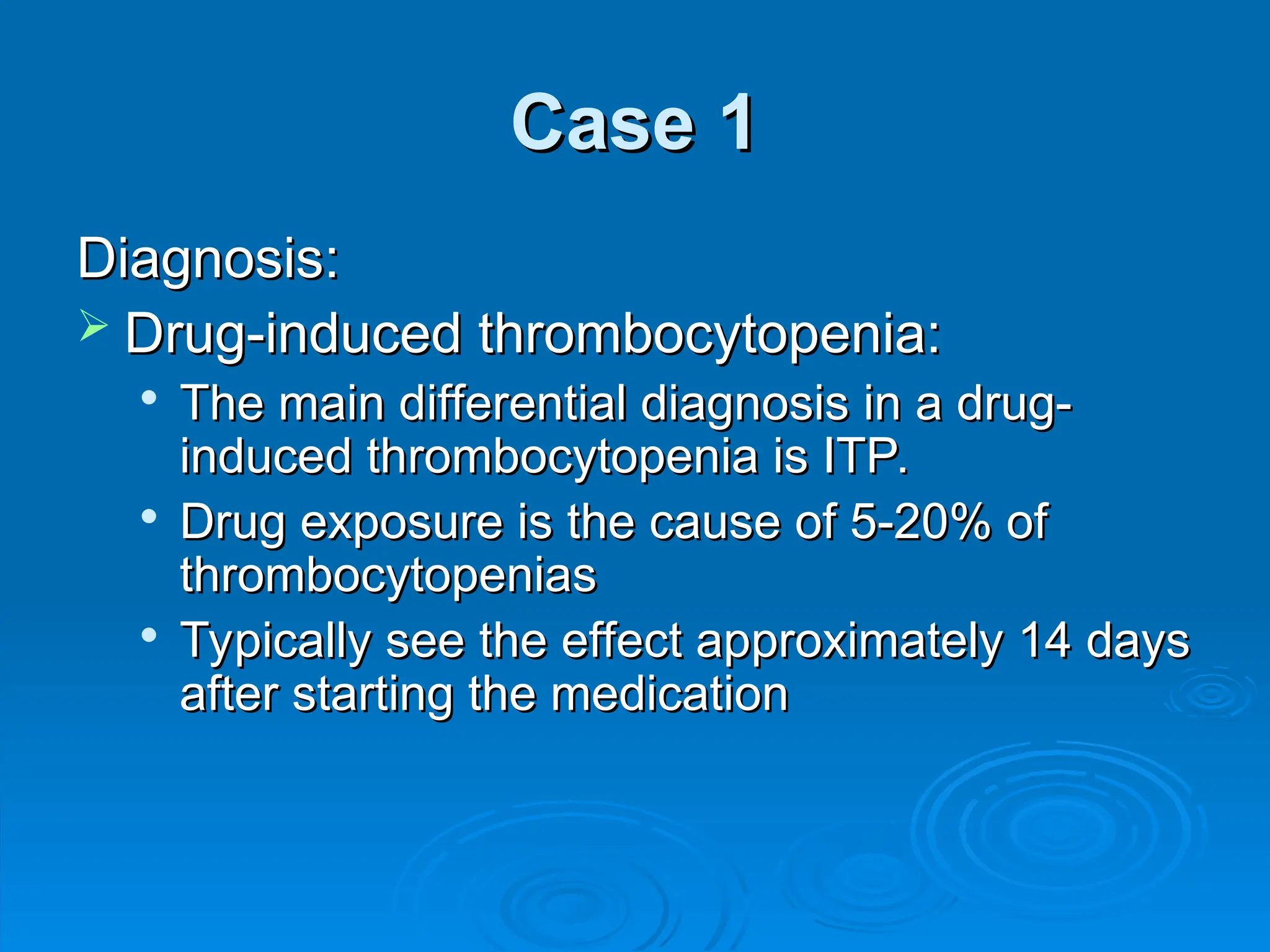 Thrombocytopenia- medicine Sarah-Walter.ppt