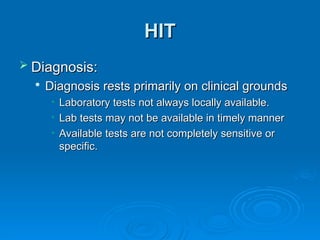 Thrombocytopenia- medicine Sarah-Walter.ppt