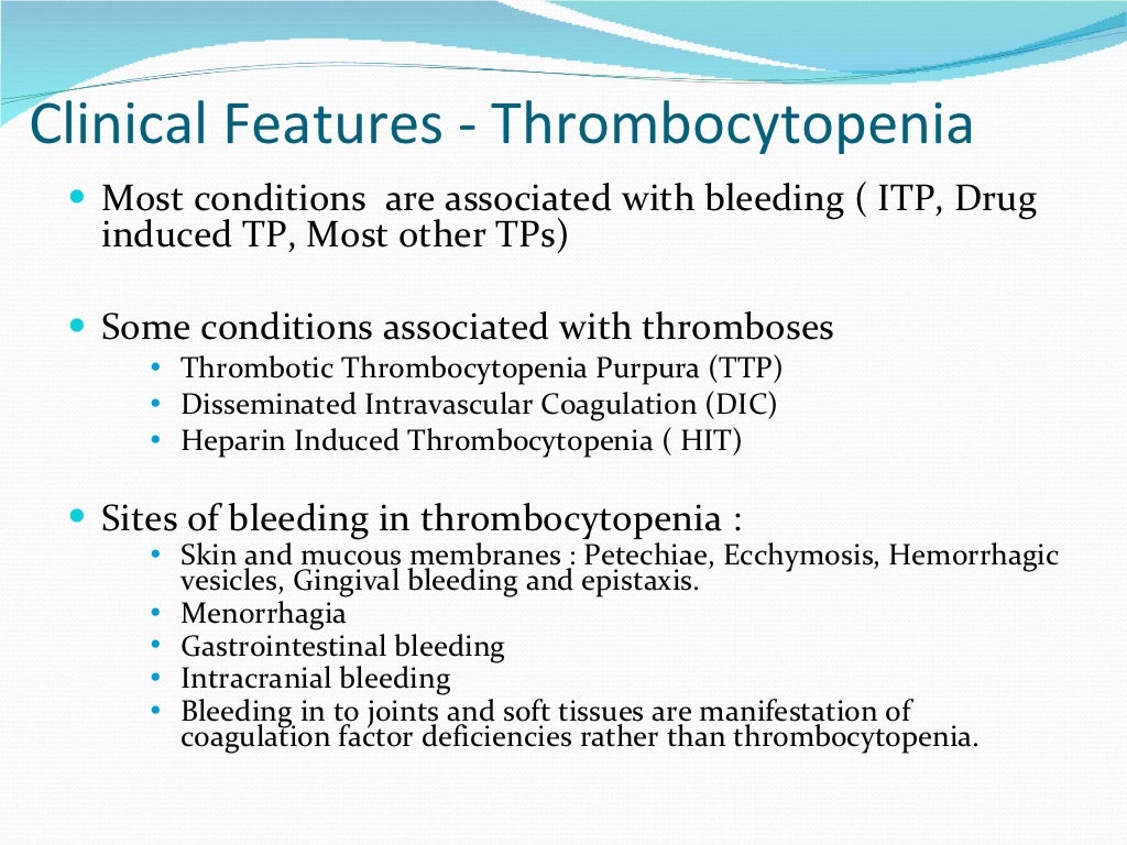 Thrombocytopenia