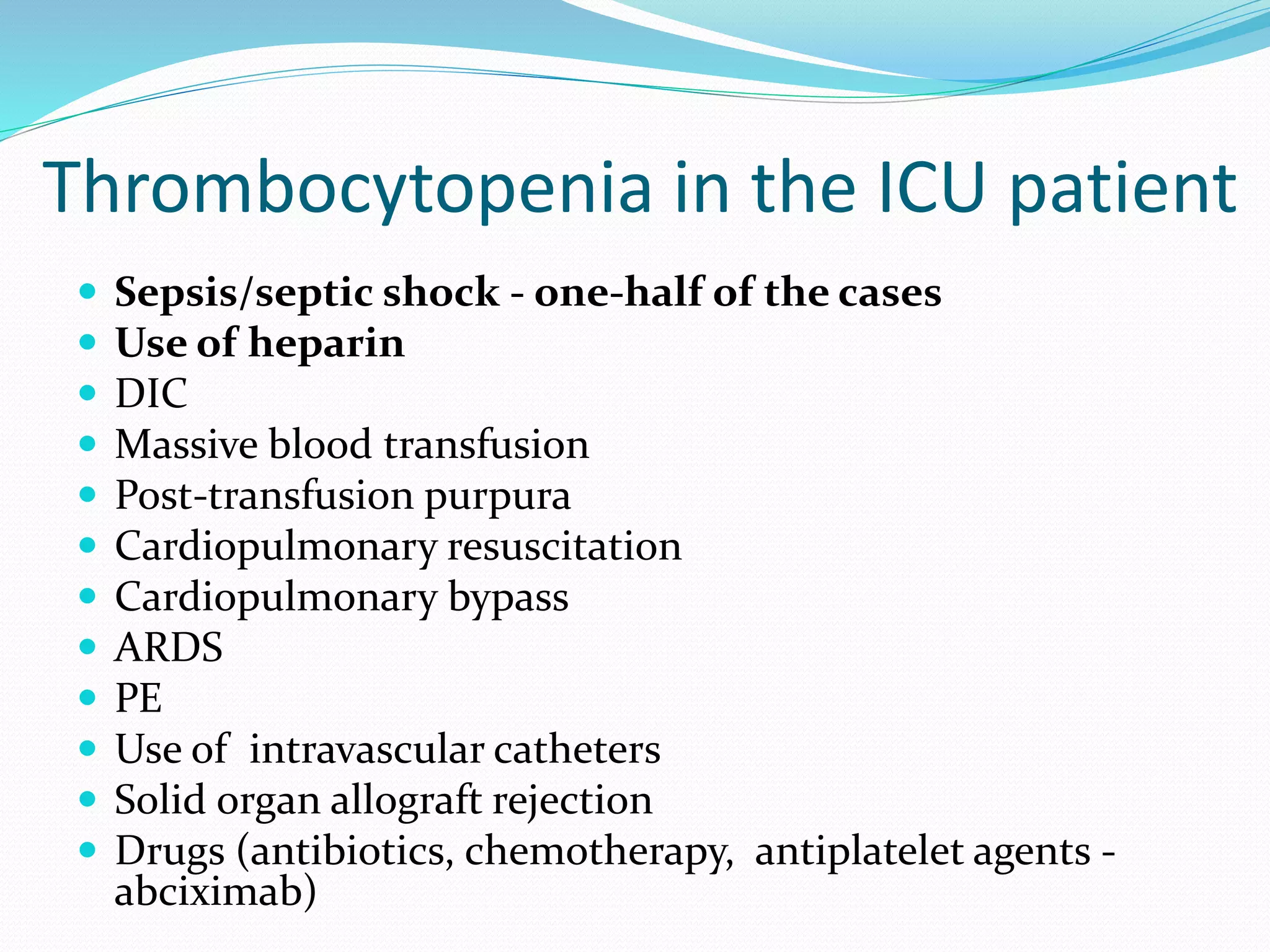 Thrombocytopenia | PPSX
