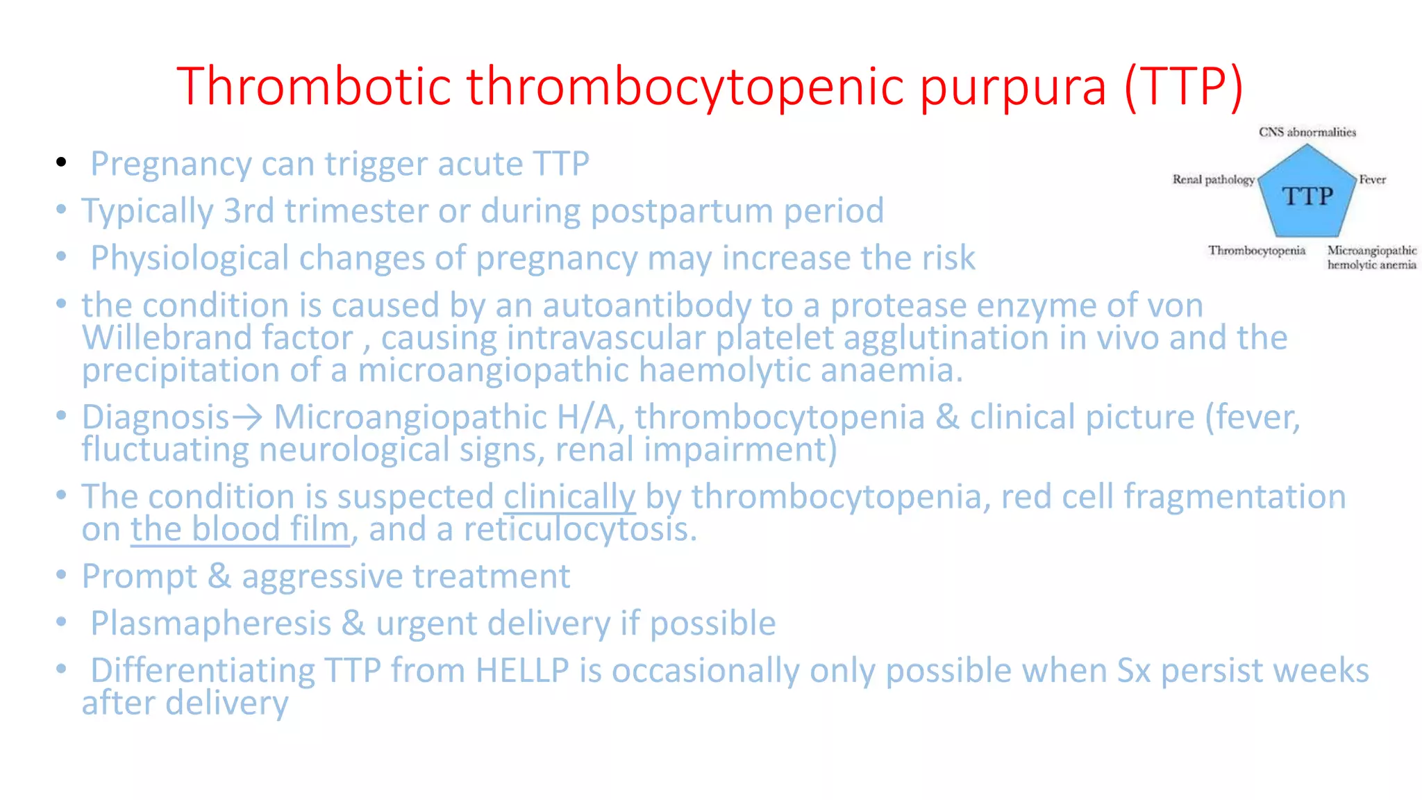Thrombocytopenia during pregnancy | PPTX
