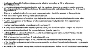 Thrombocytopenia during pregnancy | PPTX