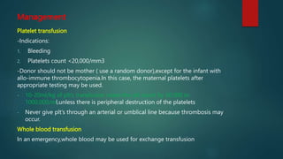 Thrombocytopenia in Newborn disease.pptx