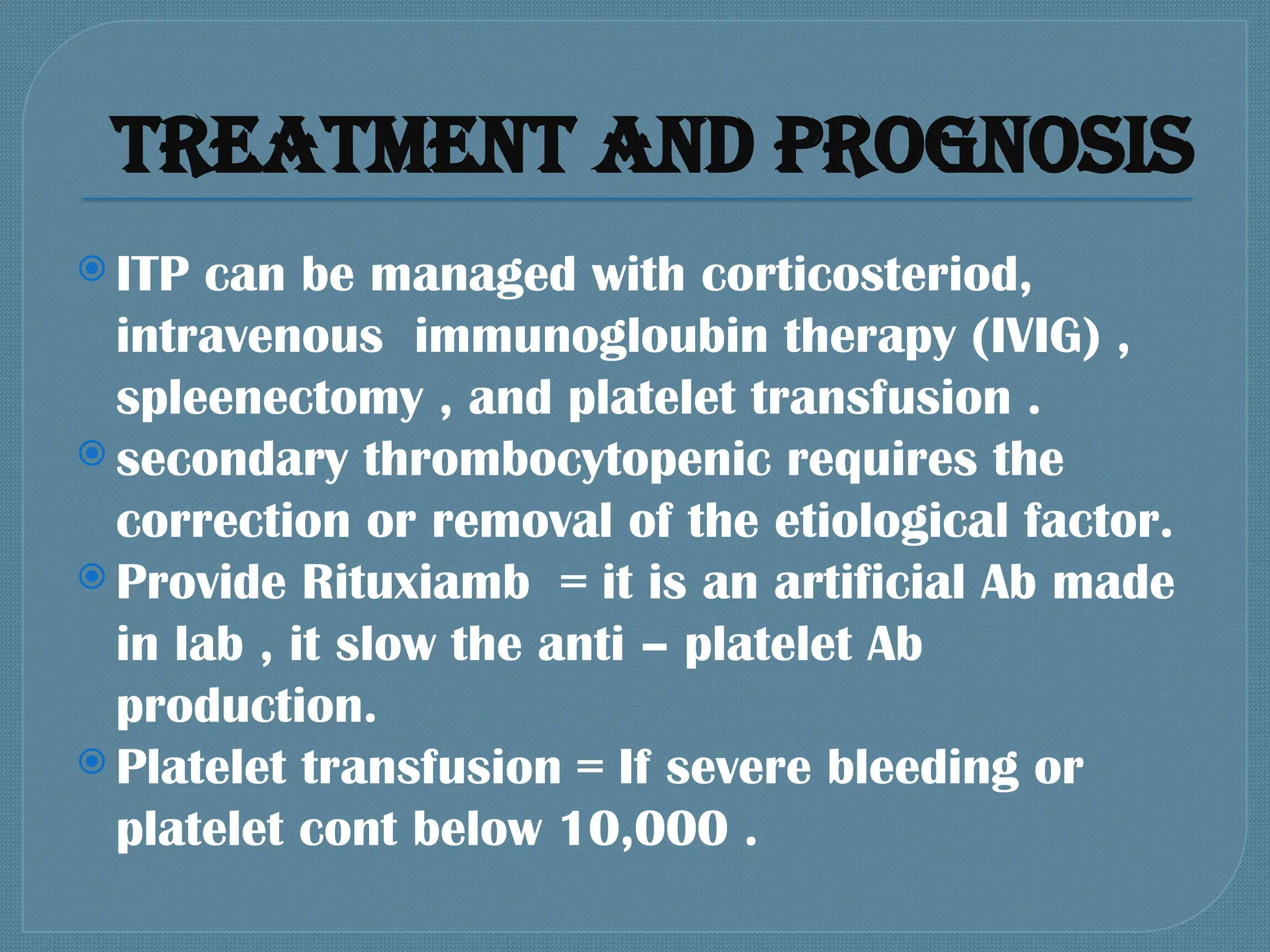 THROMBOCYTOPENIC THROMBOCYTOPENIC THROMBOCYTOPENIC | PPTX