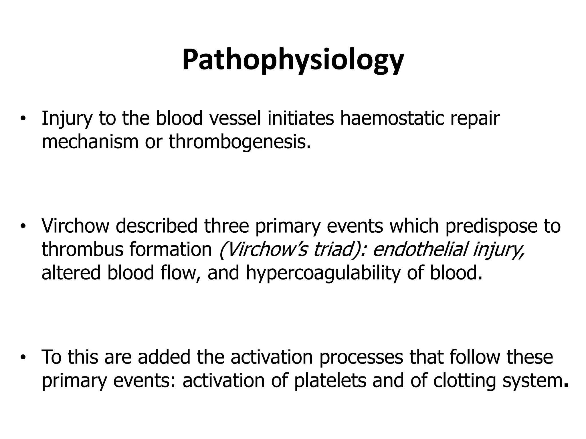 THROMBOSIS | PPTX