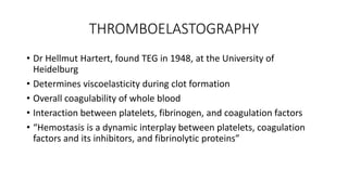 Thromboelastography | PPTX
